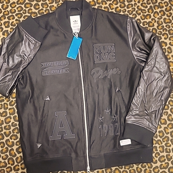 adidas | Jackets & Coats | Adidas Run Dmc Varsity Jacket | Poshmark